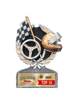 Custom Car Show Trophies & Awards | Personalized Race Car Engravings