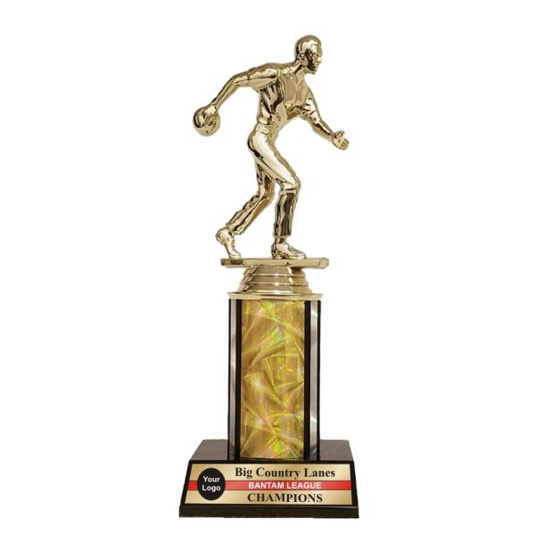 9" Tall Bowling Trophy