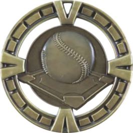 Bullseye Baseball Medal