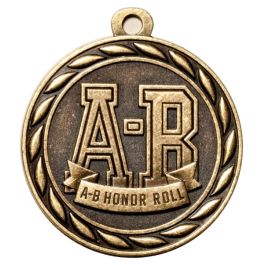 Scholastic A-B Honor Roll Medal