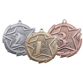 1st-2nd-3rd Place Star Medal