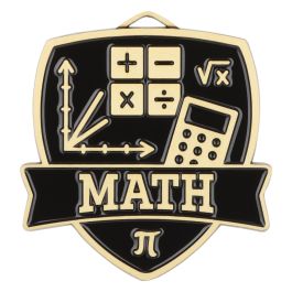 Math Shield Medal
