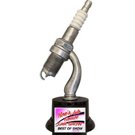 Spark Plug on Round Black Base